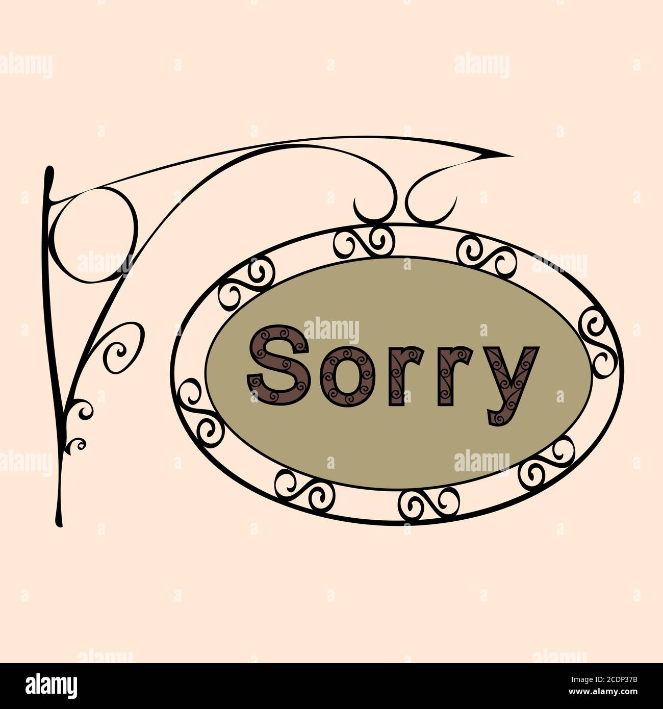 Sorry text hi-res stock photography and images - Alamy
