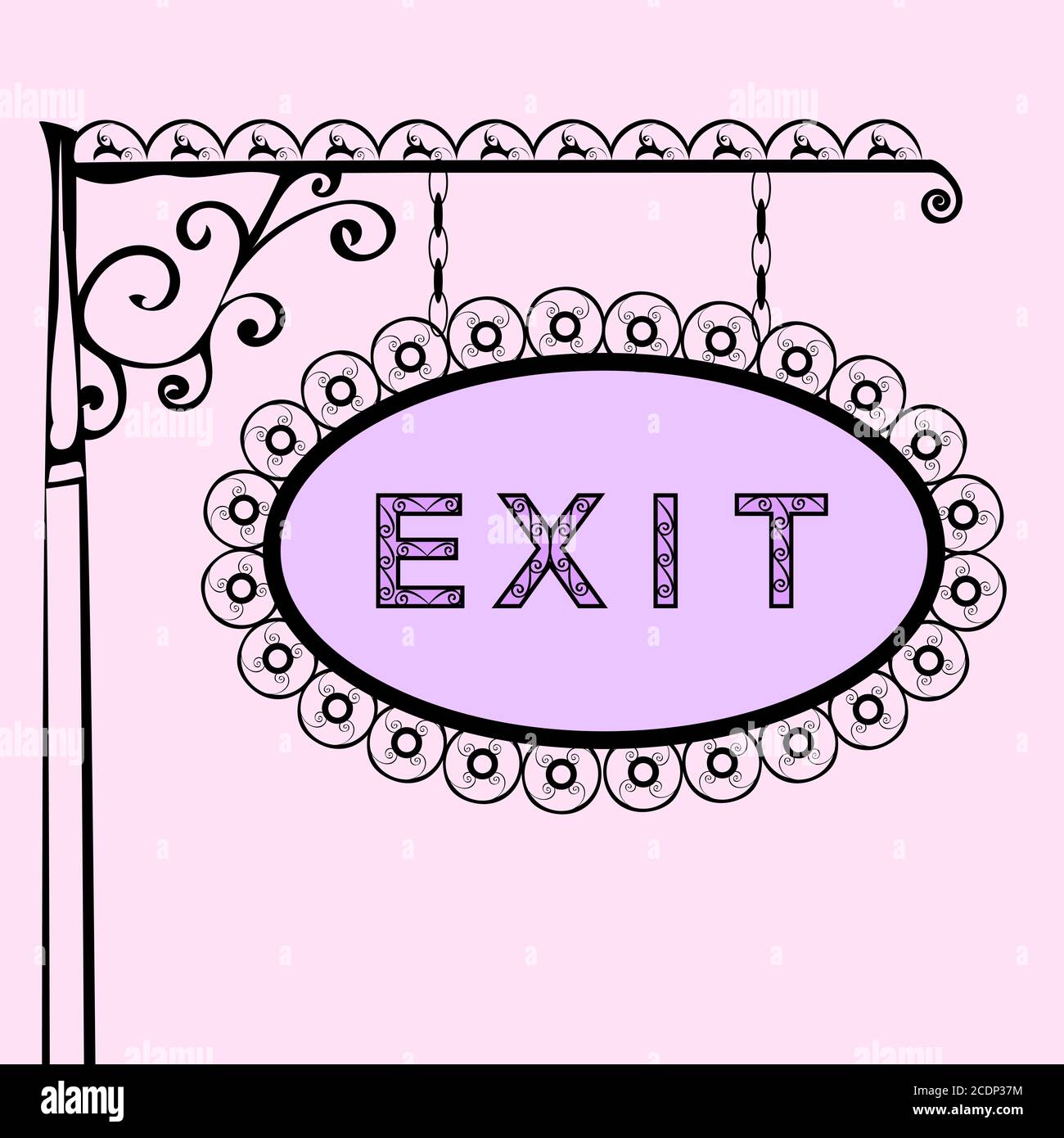 Vintage exit sign hi-res stock photography and images - Alamy