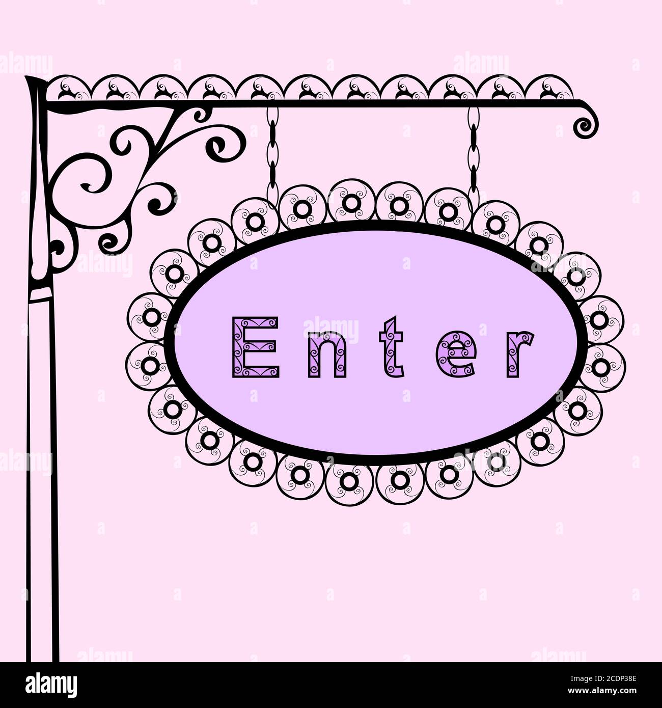 enter text on vintage street sign Stock Photo - Alamy