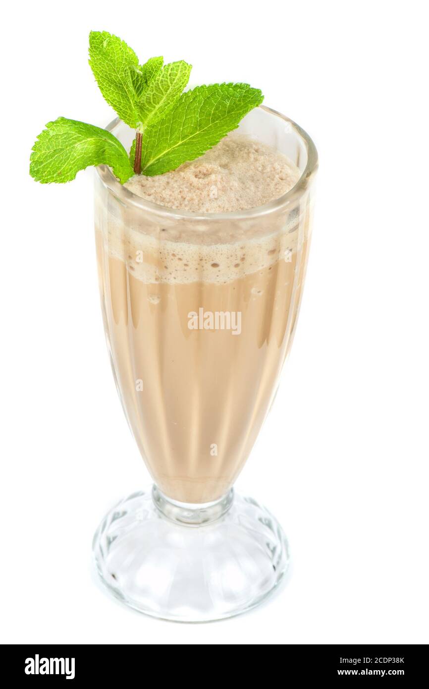 chocolate milk shake Stock Photo - Alamy