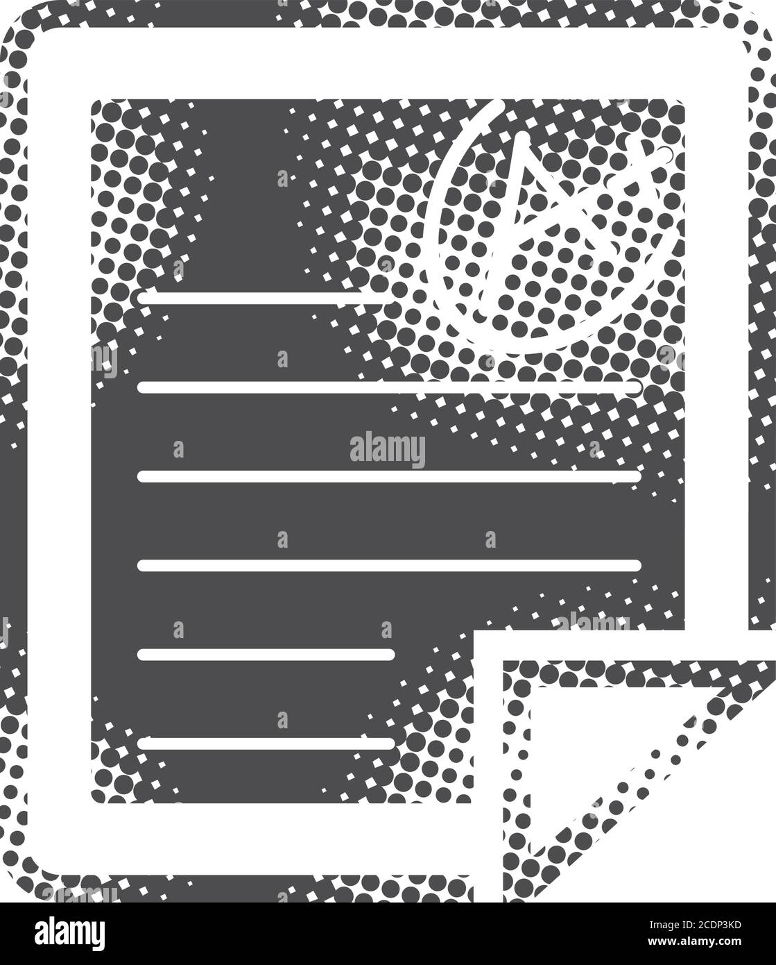 Exam result icon in halftone style. Black and white monochrome vector ...