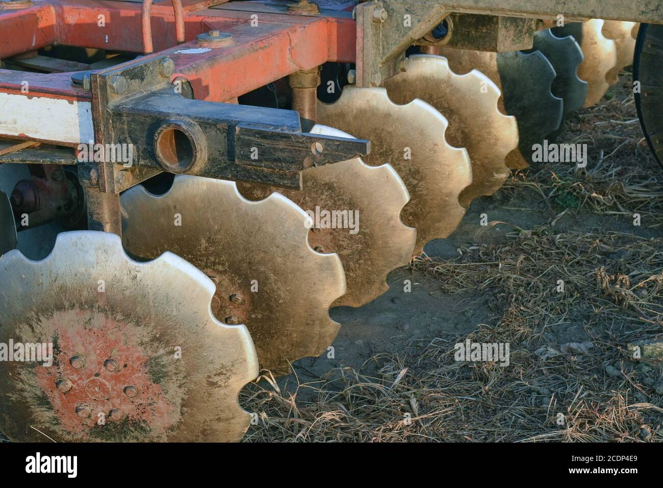 The disk harrow Stock Photo - Alamy