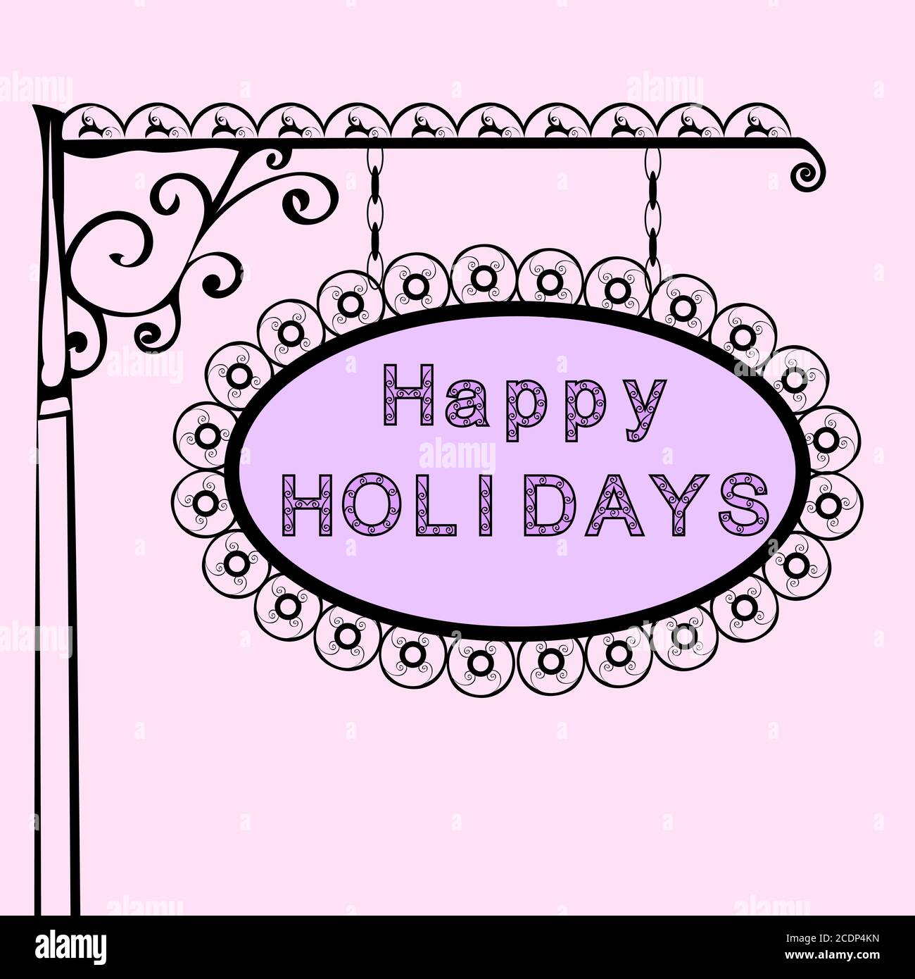 Happy holidays sign hi-res stock photography and images - Alamy