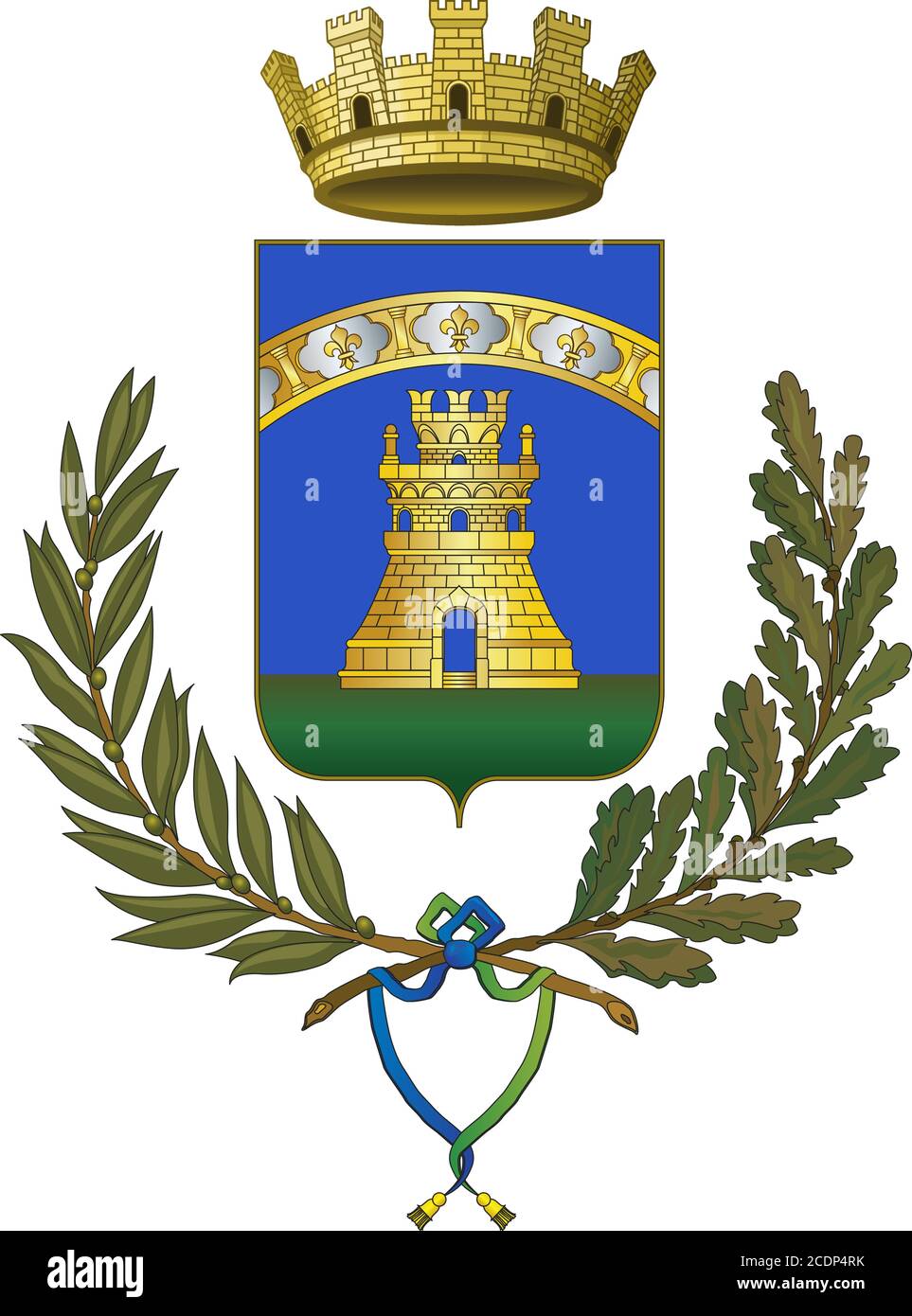 Castelfranco Emilia city, Modena, Italy, flag of the municipality ...