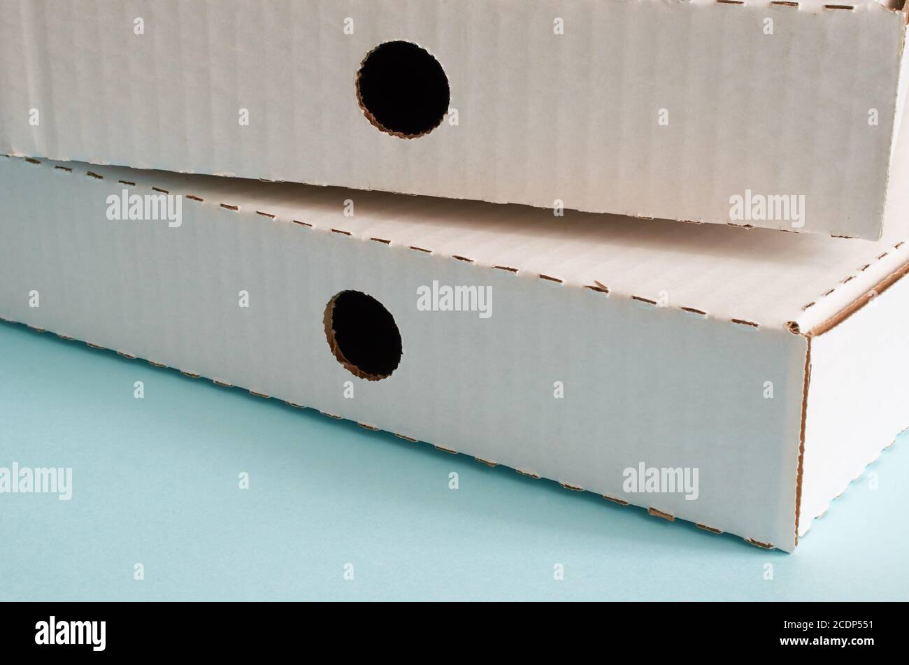 Empty pizza boxes hi-res stock photography and images - Alamy