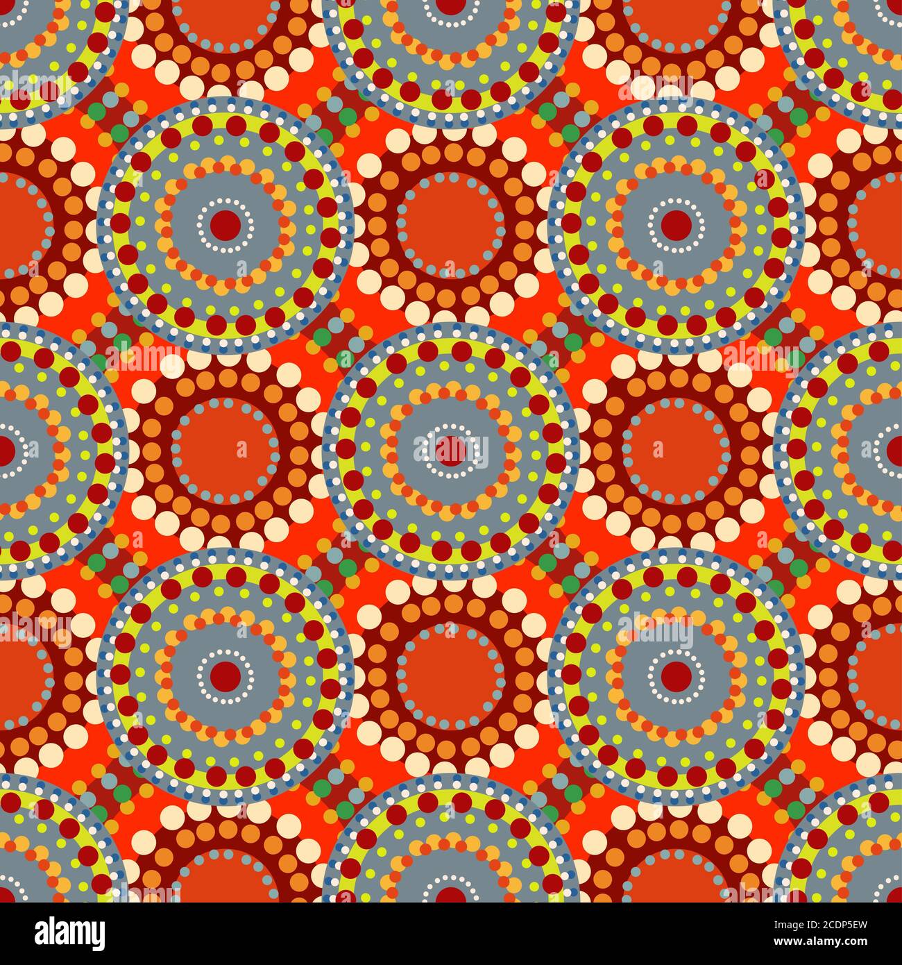 Textile orange flower pattern hi-res stock photography and images - Alamy