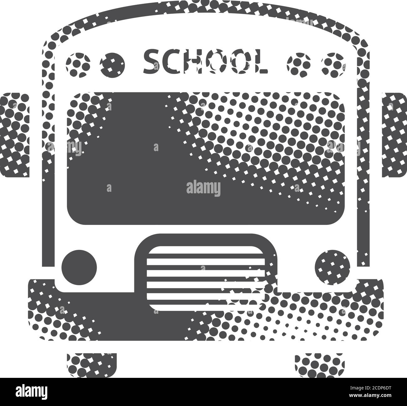 School Bus Icon Black And White