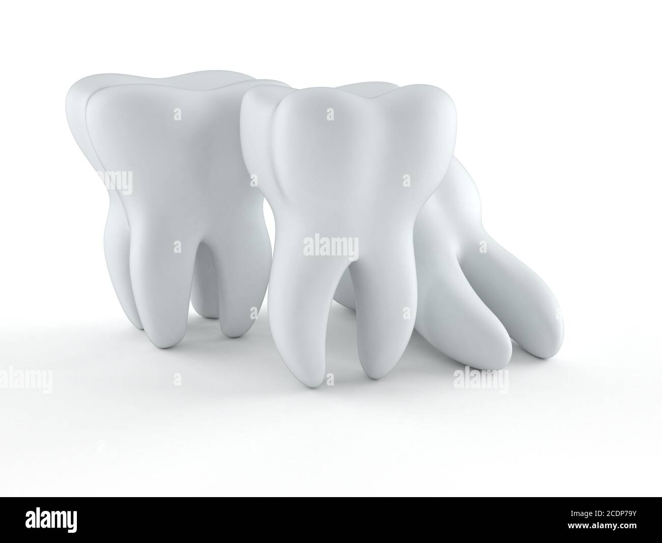Tooth isolated on white background Stock Photo - Alamy