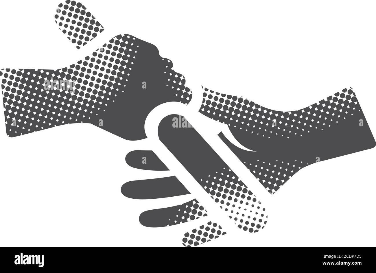 Relay run icon in halftone style. Black and white monochrome vector ...