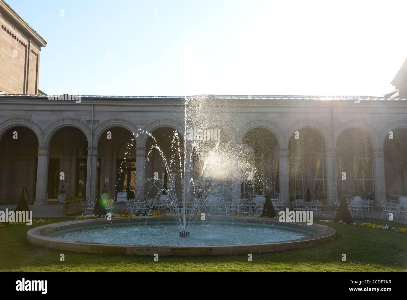 Springbrunnen in Bad Kissingen Stock Photo - Alamy