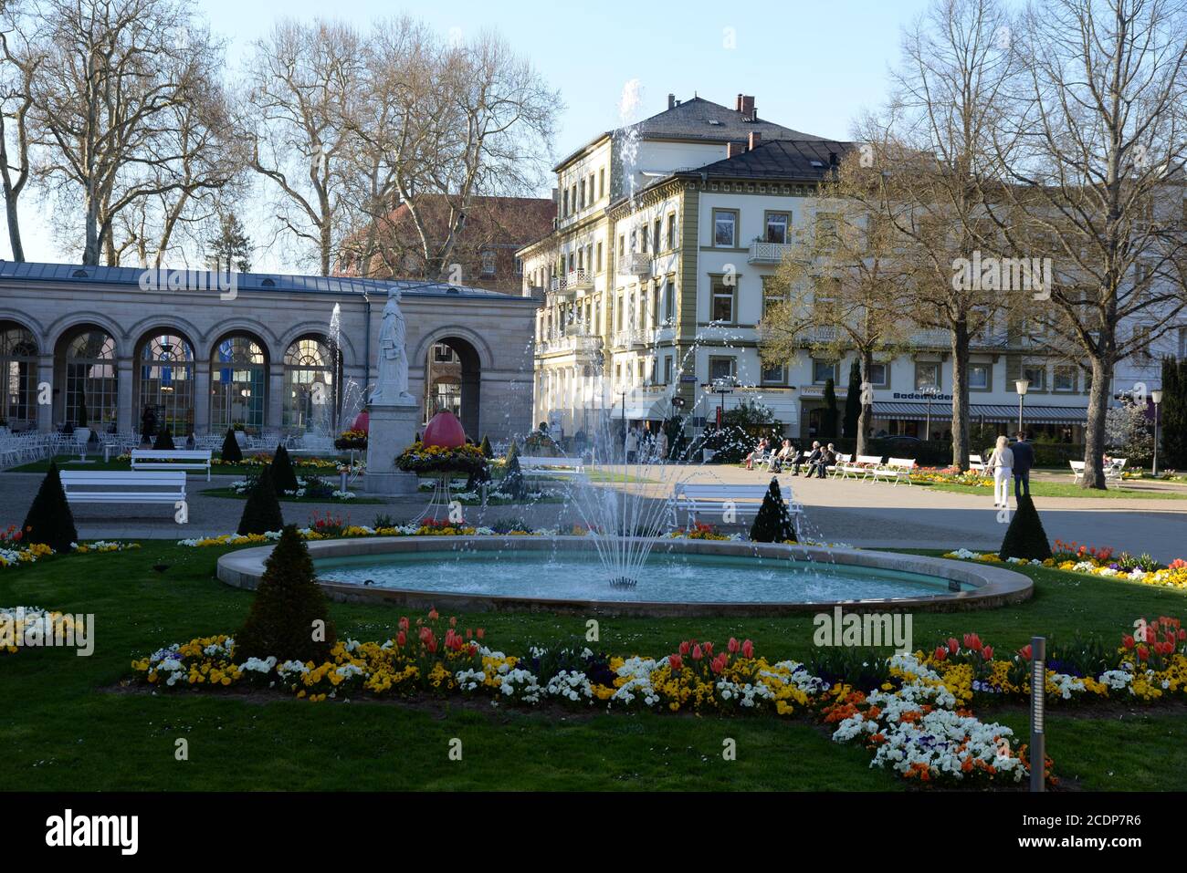 Springbrunnen in Bad Kissingen Stock Photo - Alamy