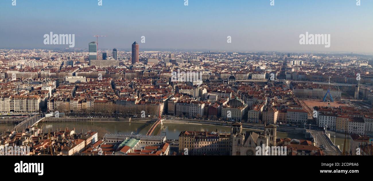Panoramic aerial view lyon france hi-res stock photography and images ...