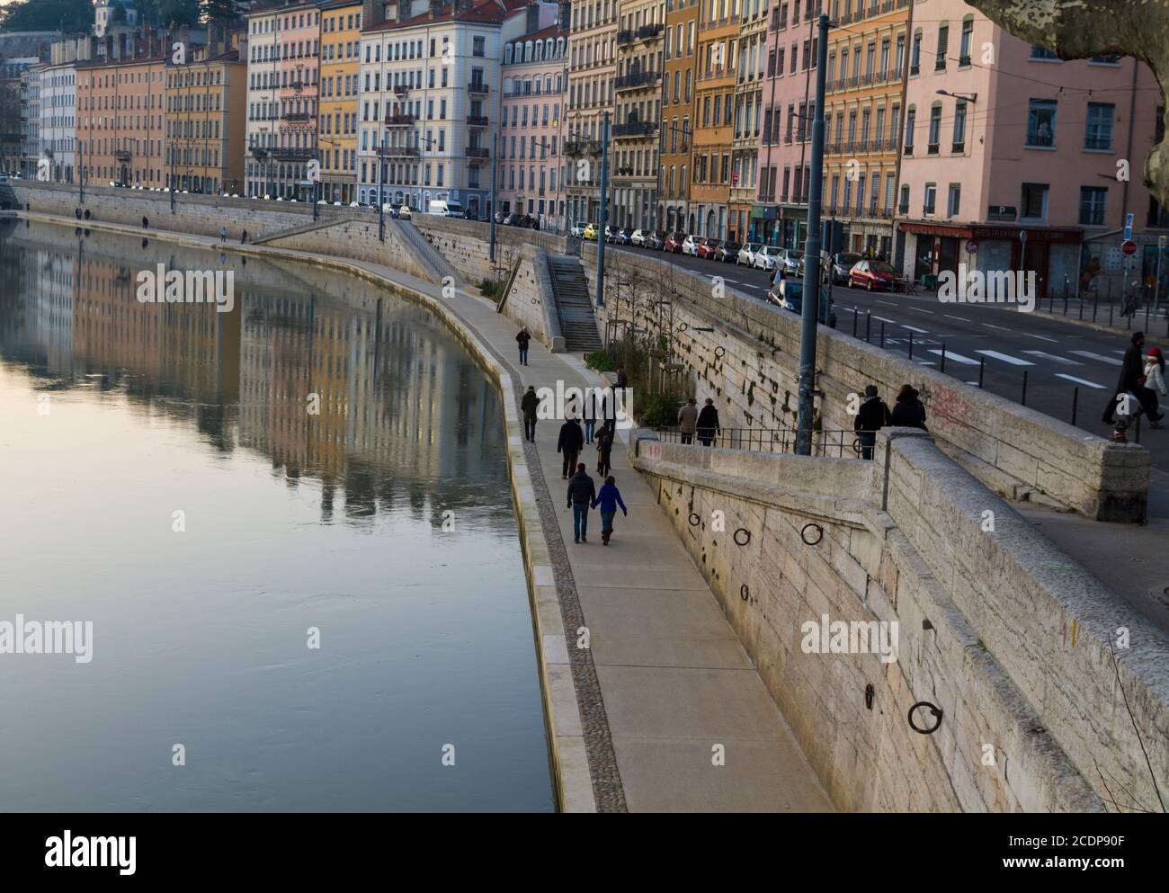 Lyon, cityscape river hi-res stock photography and images - Alamy