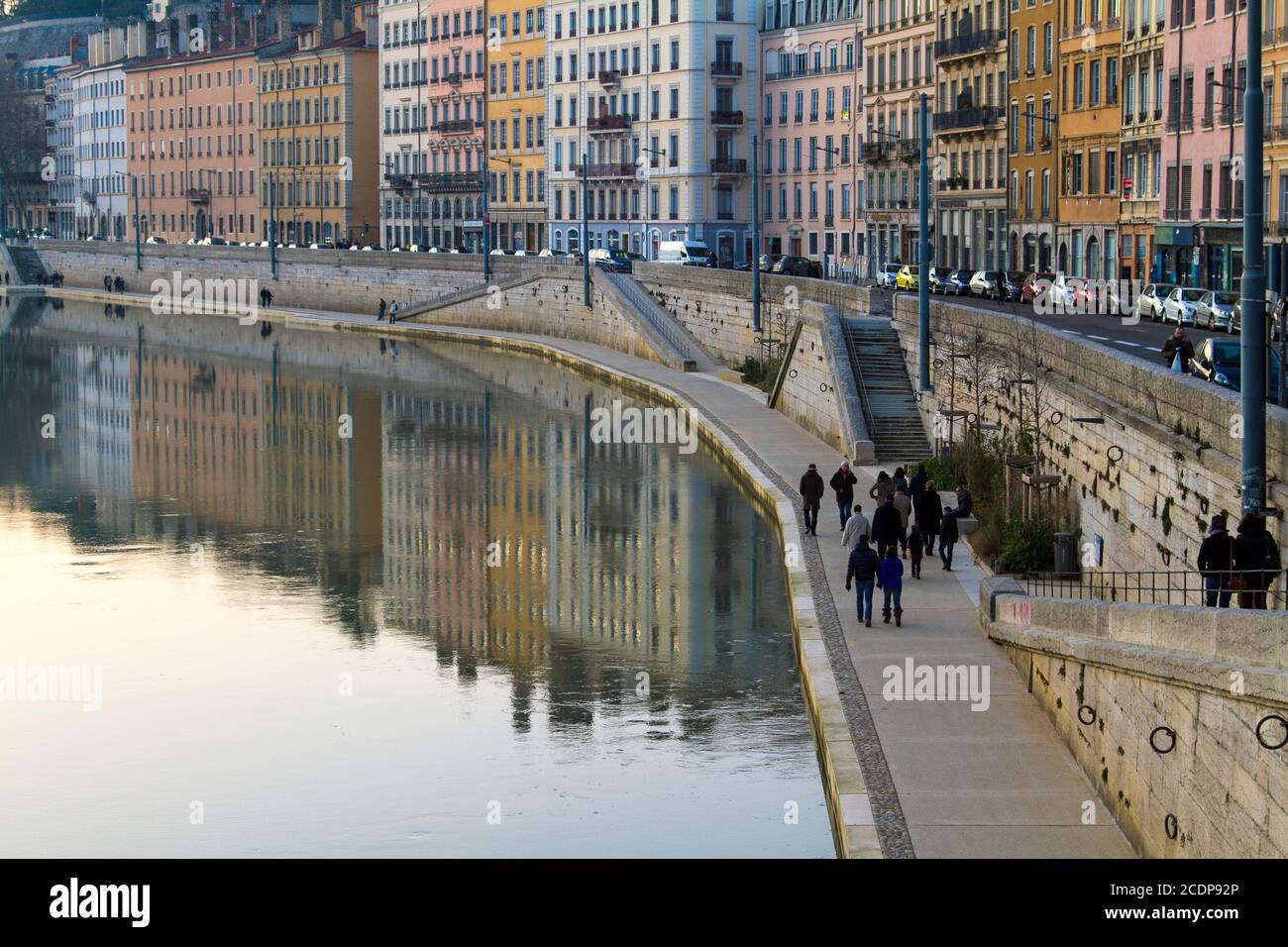 Lyon, cityscape river hi-res stock photography and images - Alamy