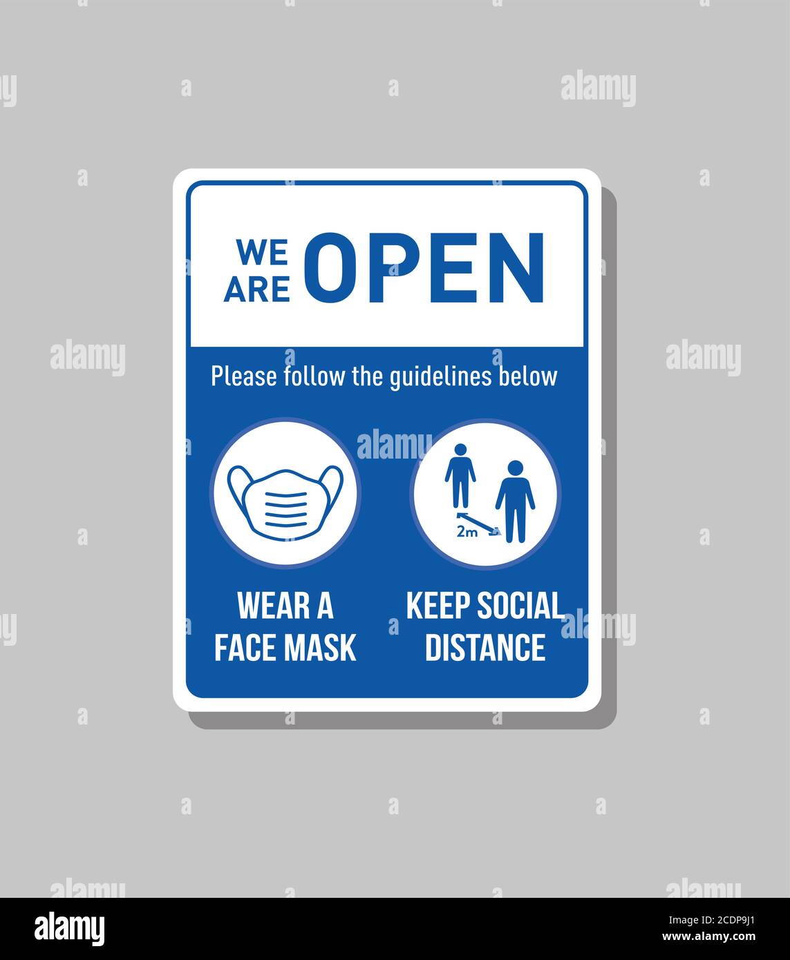 Premises warning sign Stock Vector Images - Alamy