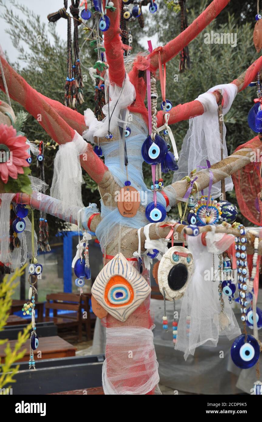 Decorated tree in Turkey Stock Photo - Alamy