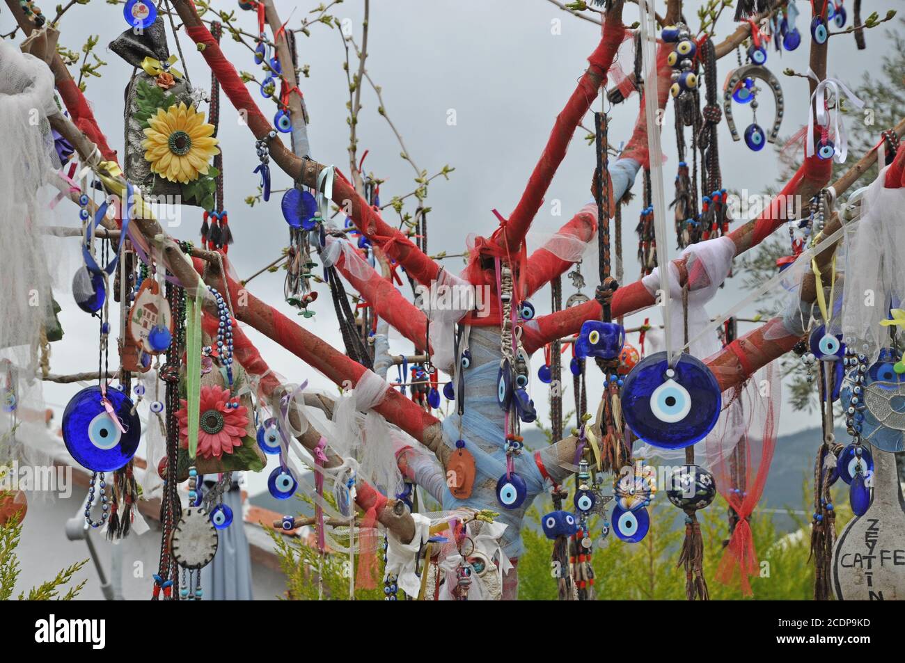 Decorated tree in Turkey Stock Photo - Alamy