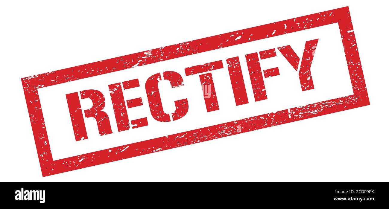 Rectify word hi-res stock photography and images - Alamy