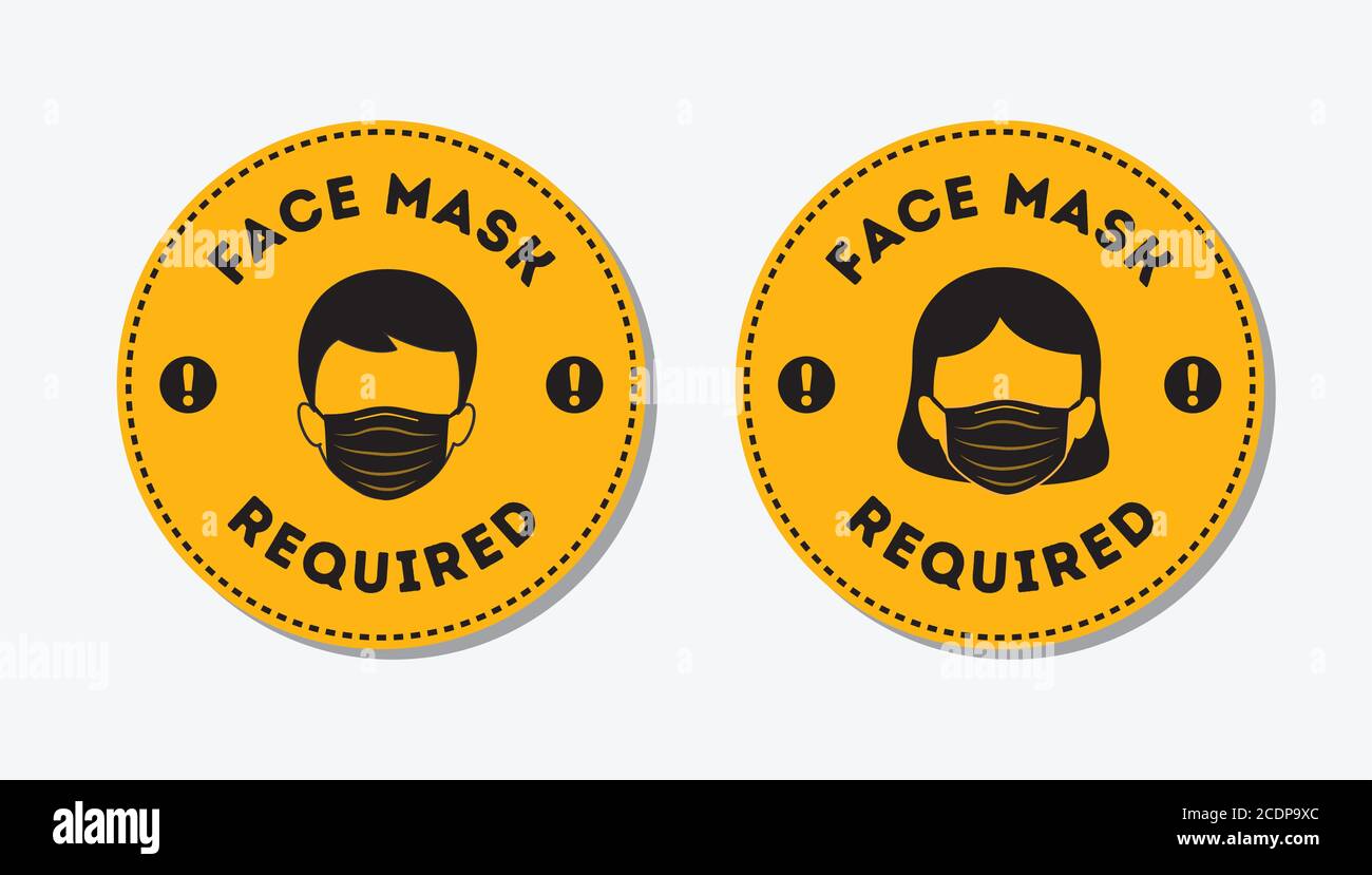 Face Mask Required Sign, Premises Sign, Notice for safety, Do not enter ...