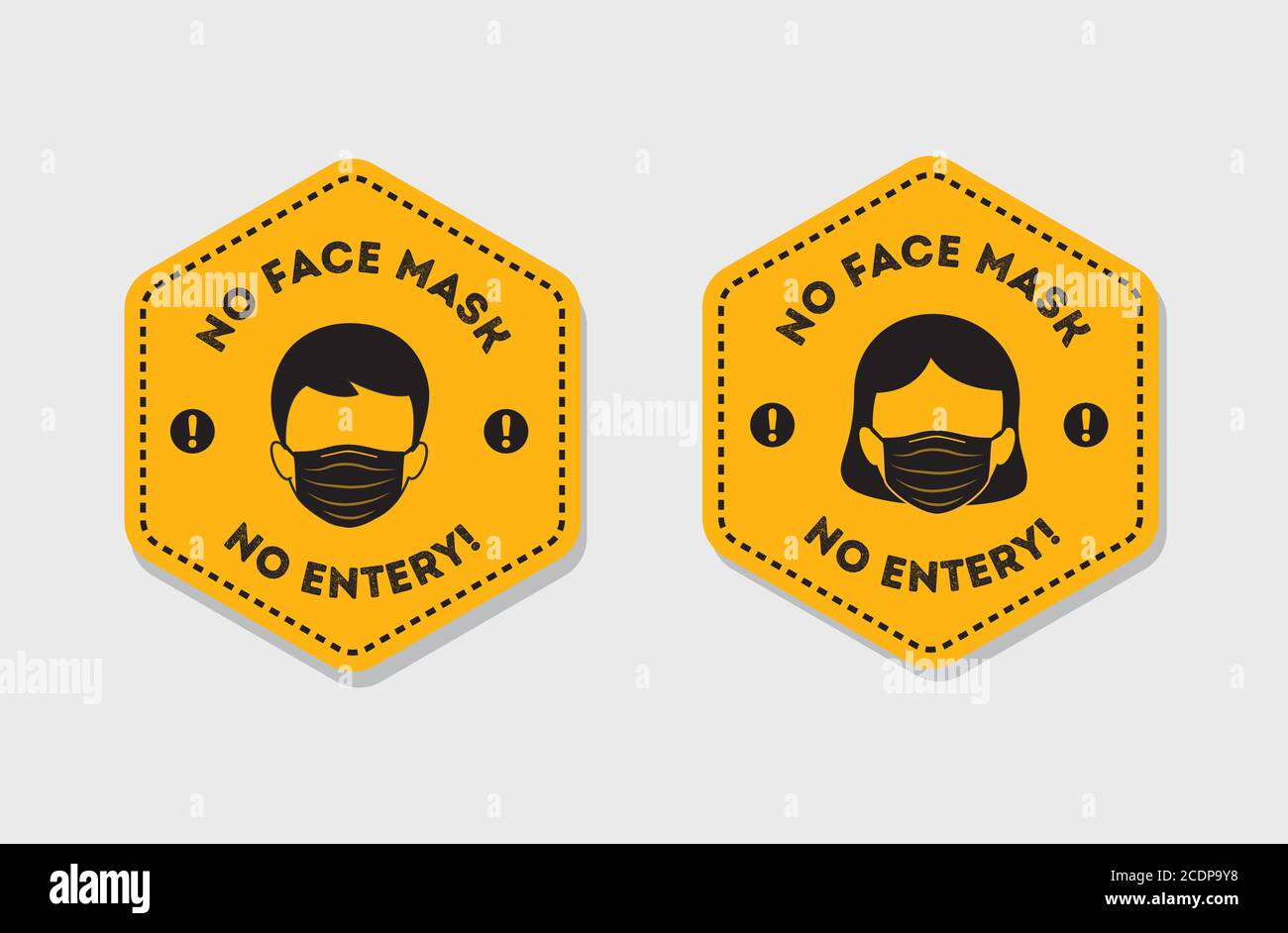 Face Mask Required Sign, Premises Sign, Notice for safety, No face mask ...