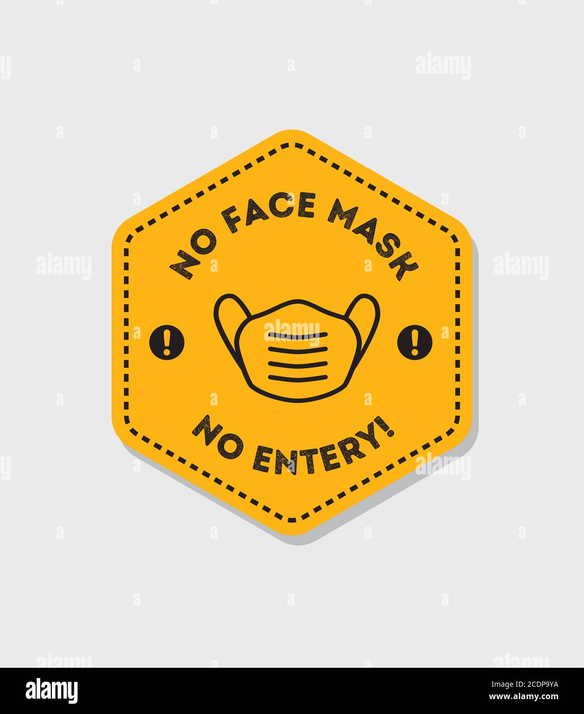 Face Mask Required Sign, Premises Sign, Notice for safety, No face mask ...