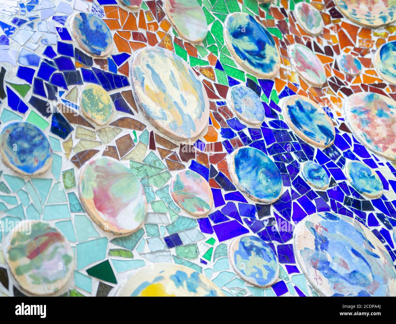 Gaudi Mosaic Wallpaper