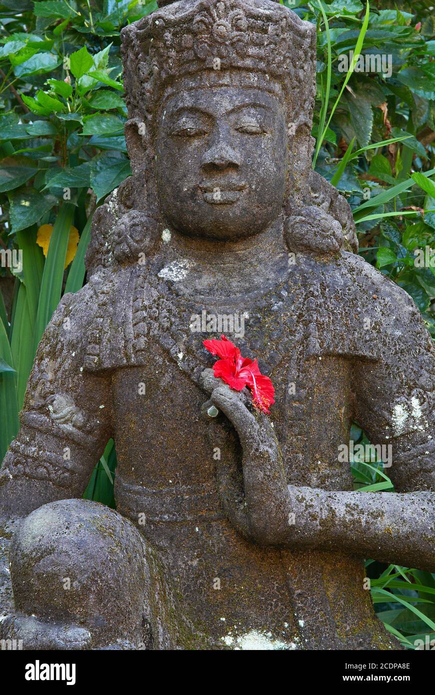 Indonesia, Bali, Garden statues at hotel Stock Photo - Alamy