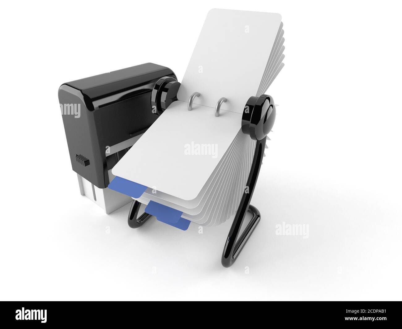 Rolodex isolated on white background Stock Photo - Alamy