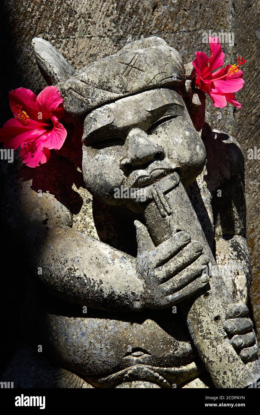 Indonesia, Bali, Garden statues at hotel Stock Photo - Alamy