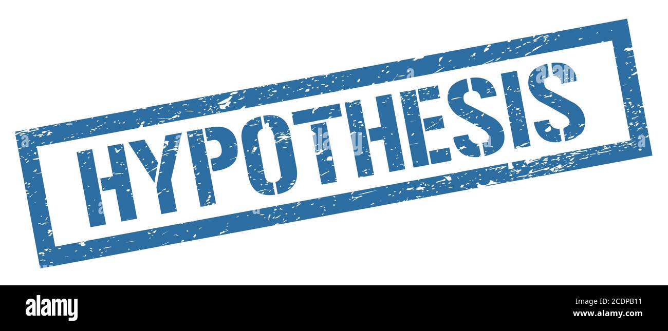 Hypothesis stamp hi-res stock photography and images - Alamy