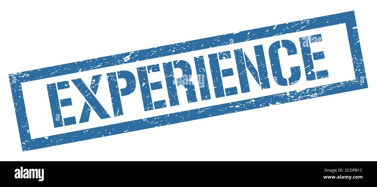 Experience rubber stamp hi-res stock photography and images - Alamy