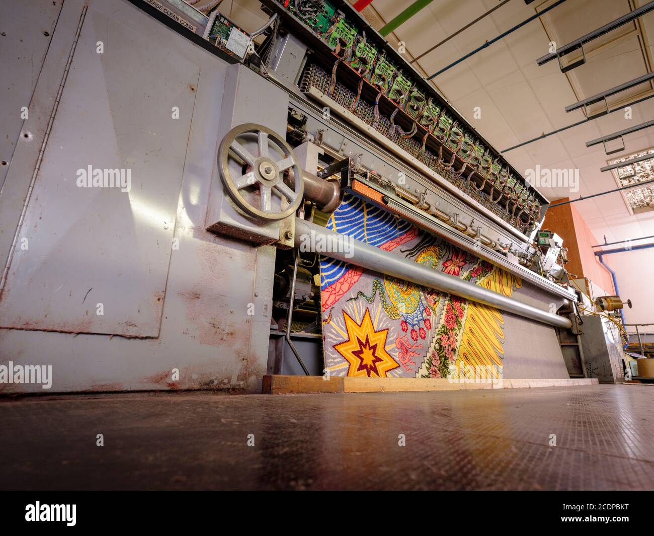 Axminster carpet factory interior photographed in 2018 Stock Photo - Alamy