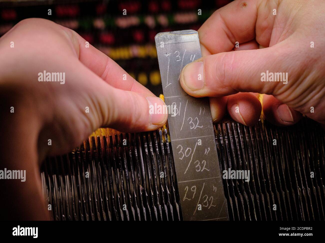 Carpet weaving machines hi-res stock photography and images - Alamy