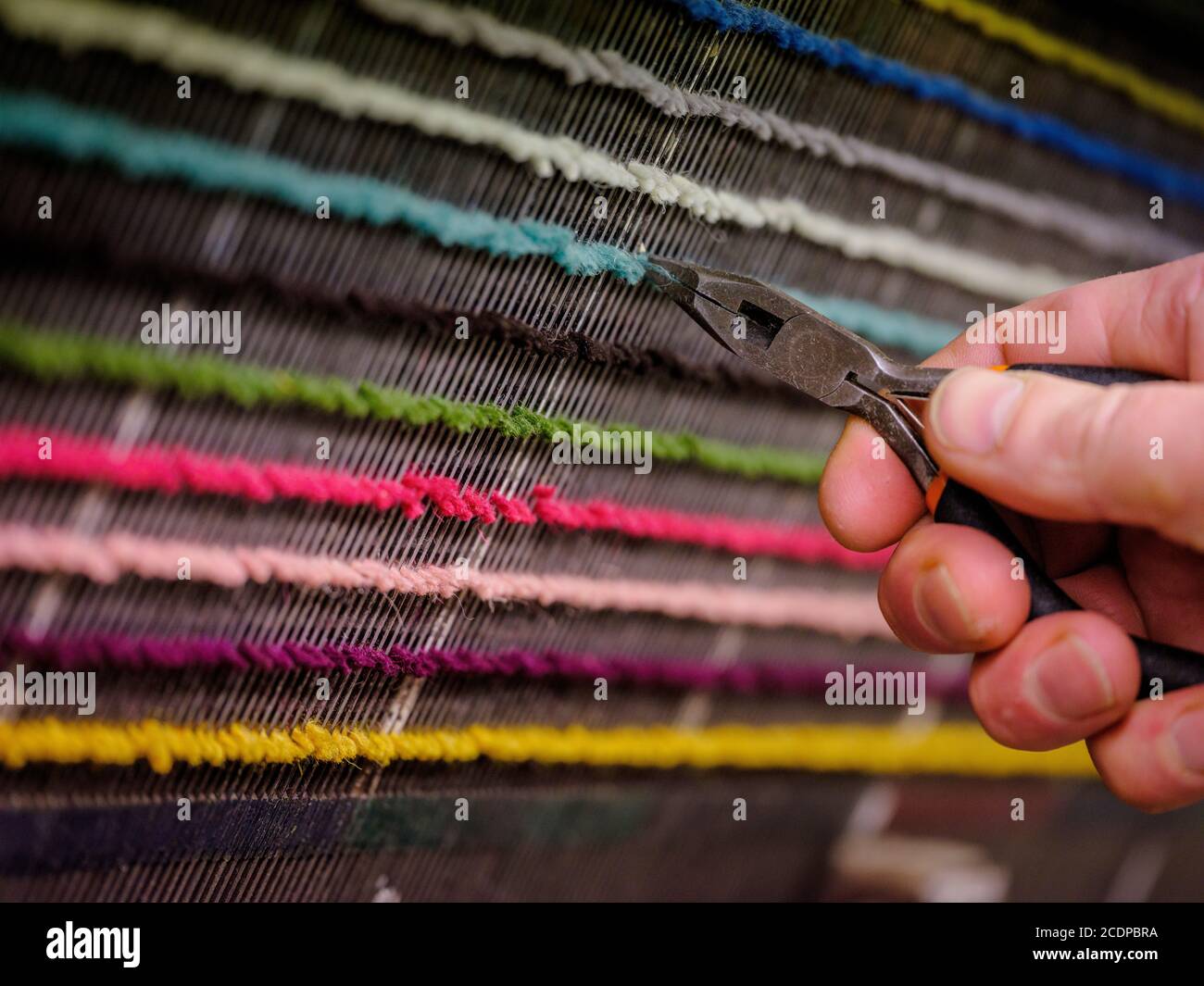Axminster carpet factory interior photographed in 2018 Stock Photo - Alamy