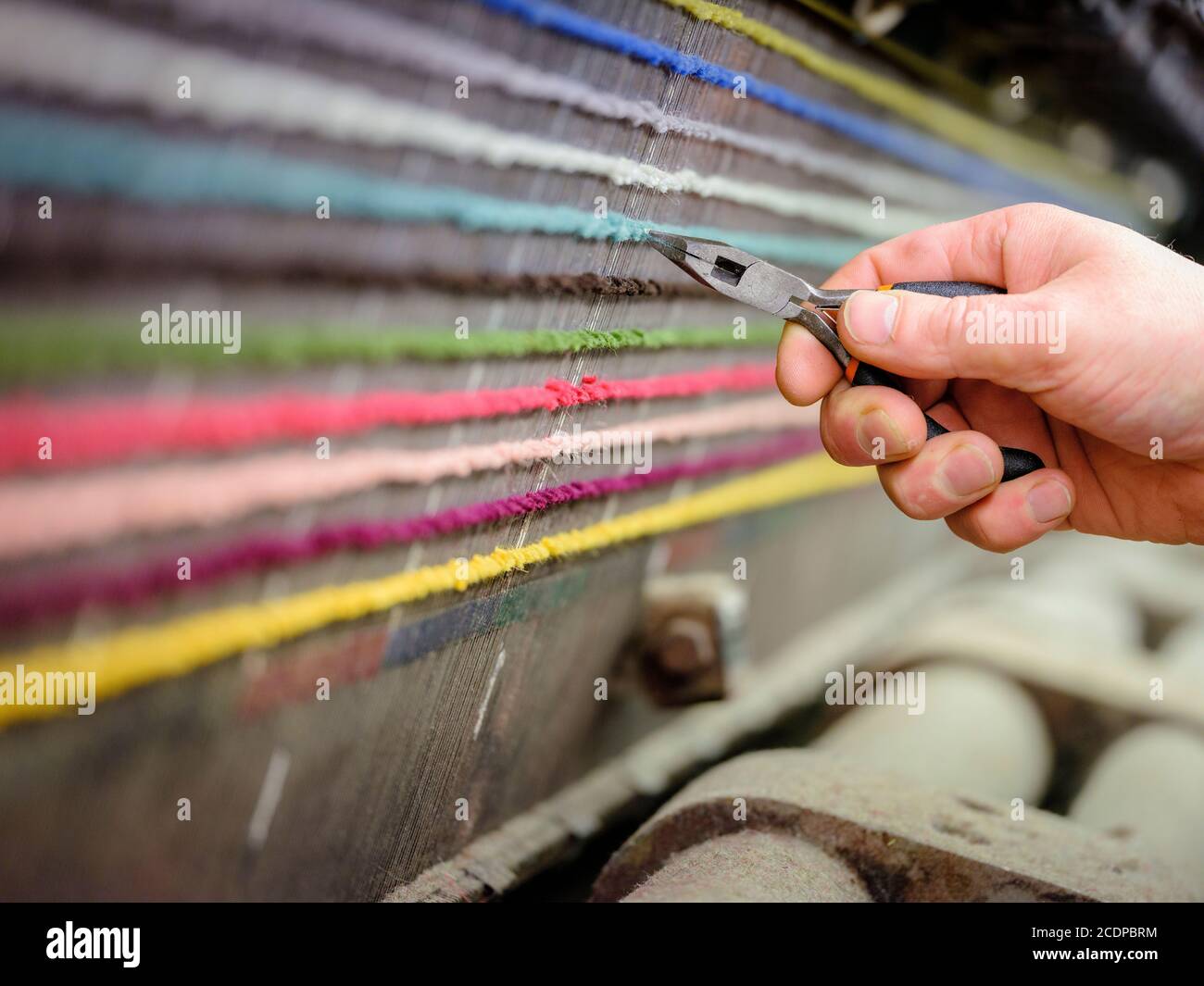 Axminster carpet factory interior photographed in 2018 Stock Photo - Alamy