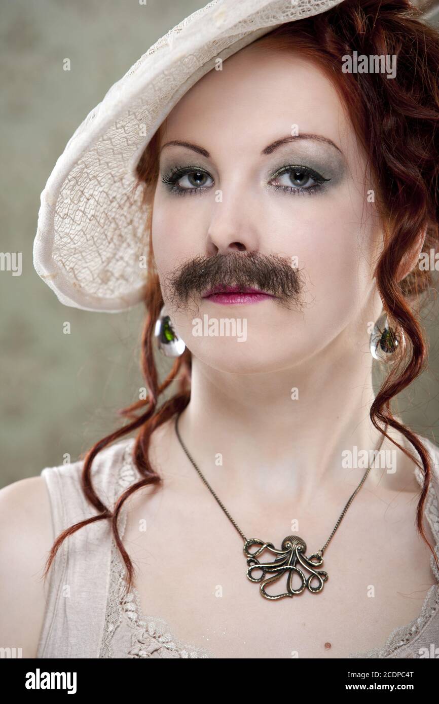 Woman with beard hi-res stock photography and images - Alamy