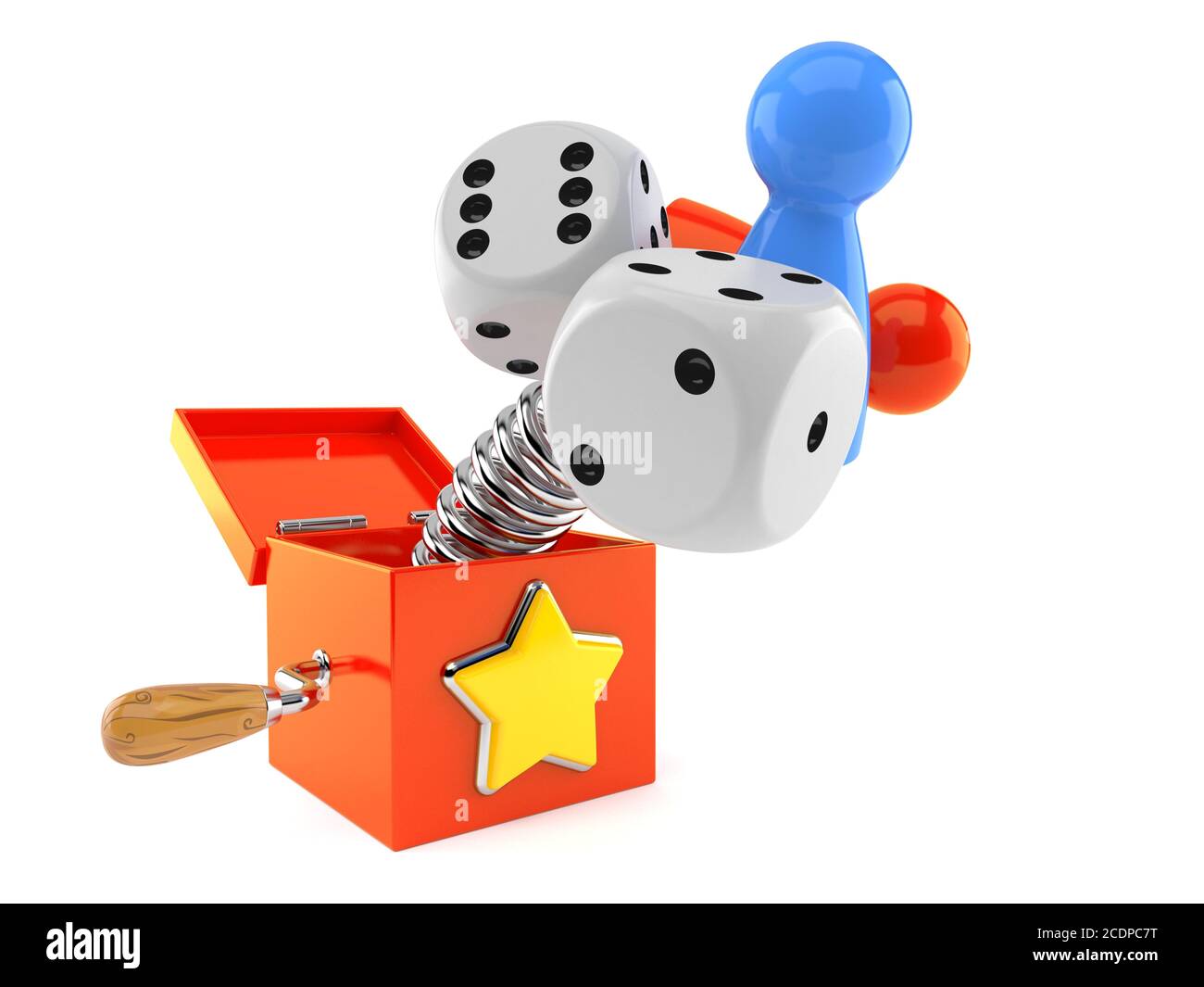 Jack box toy isolated hi-res stock photography and images - Alamy