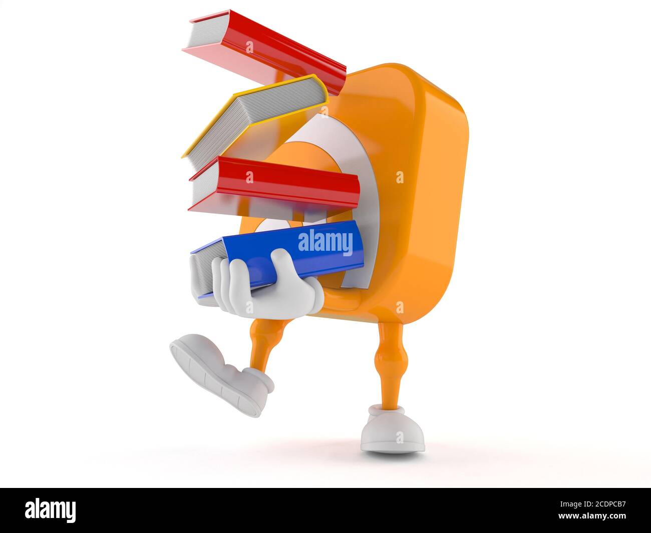 Orange book cartoon icon isolated hi-res stock photography and images ...