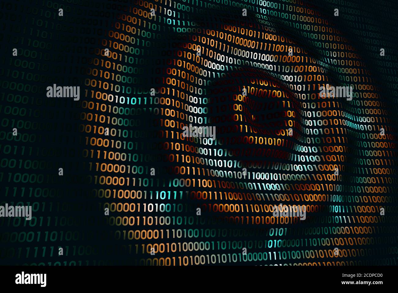 Binary code circular digital hi-res stock photography and images - Alamy
