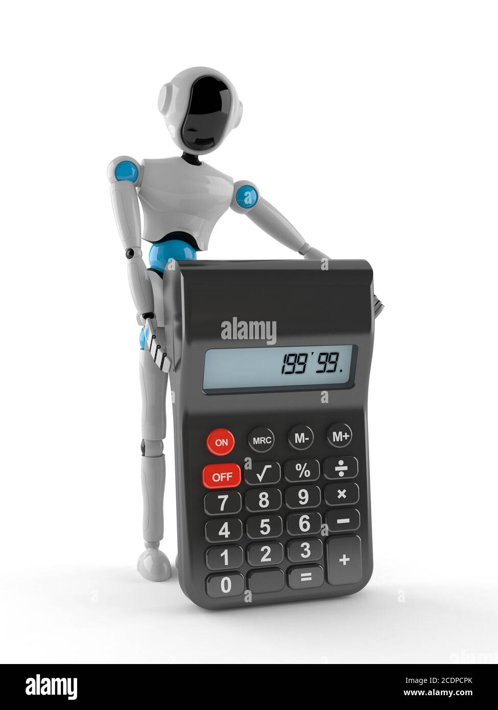 Robot calculator hi-res stock photography and images - Alamy