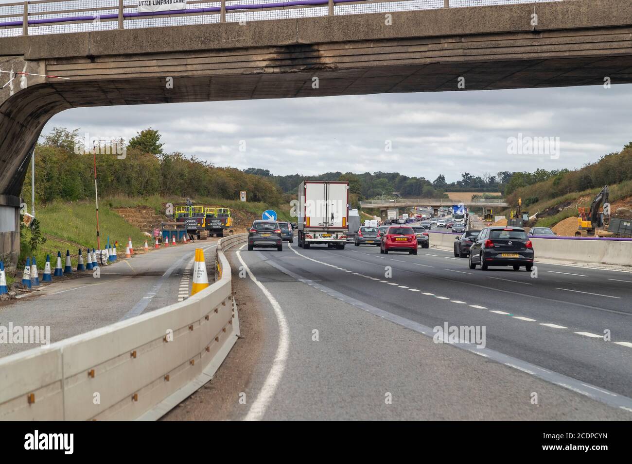 M1 junction 13 hi-res stock photography and images - Alamy