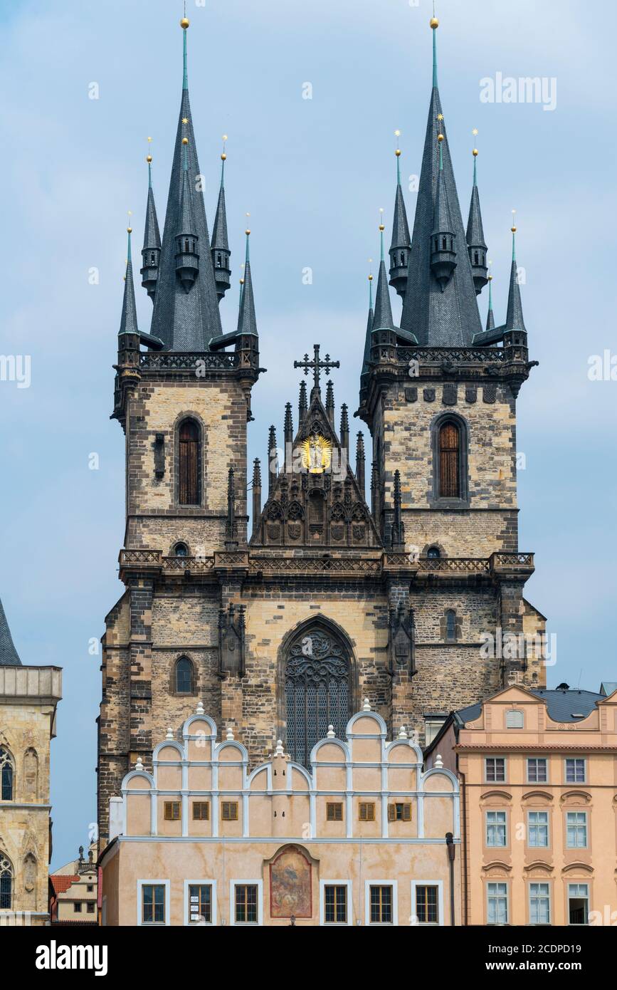 Church of Our Lady before Týn, Old Town Square, Prague, Czech Republic ...