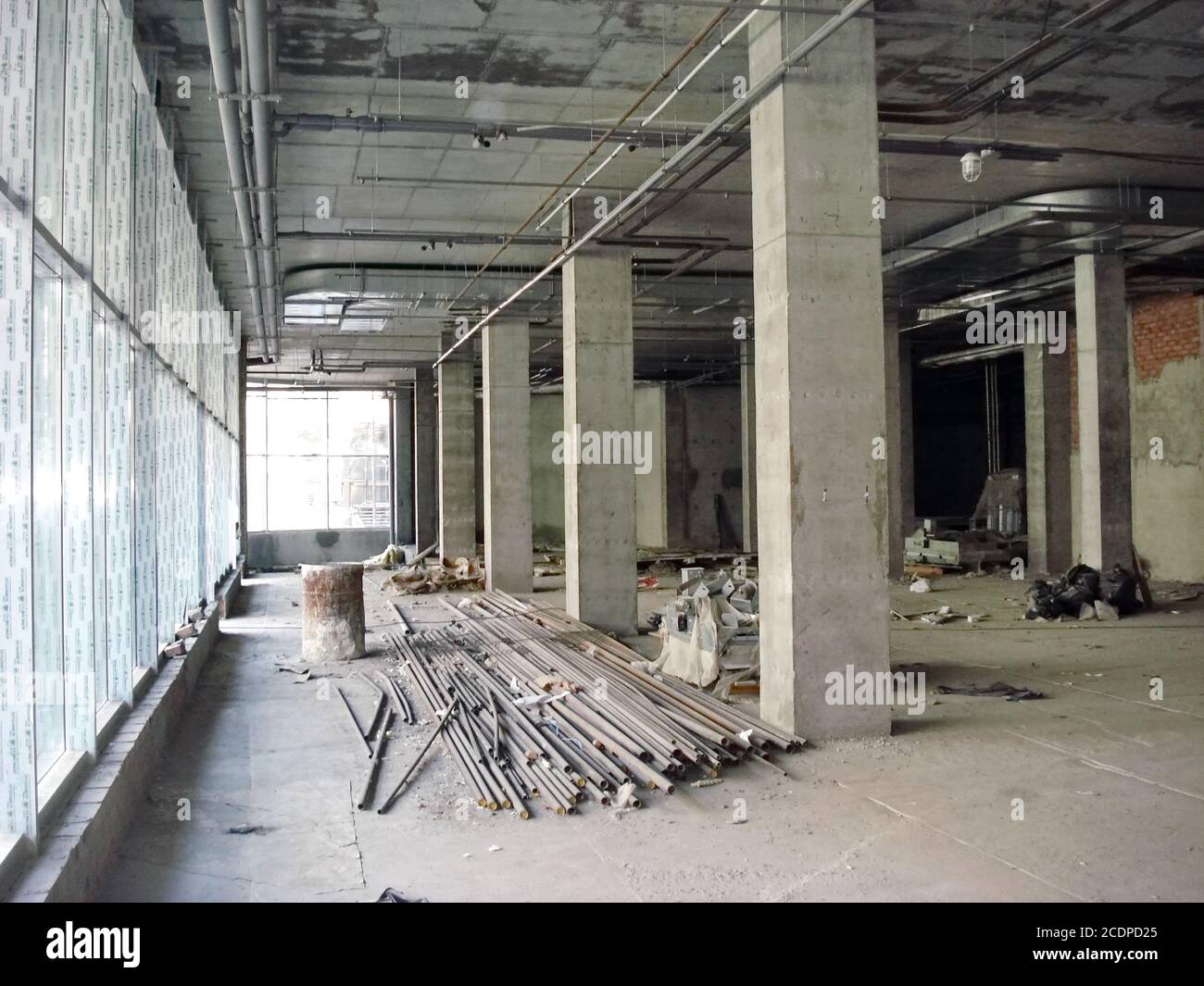 Frame Building Inside Stock Photo - Alamy
