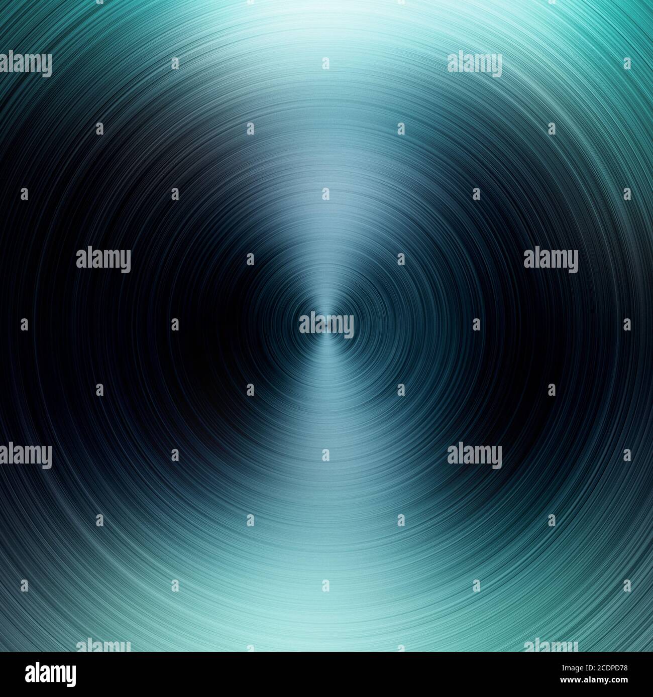 Tinted brushed metal: steel or aluminium circular texture background ...