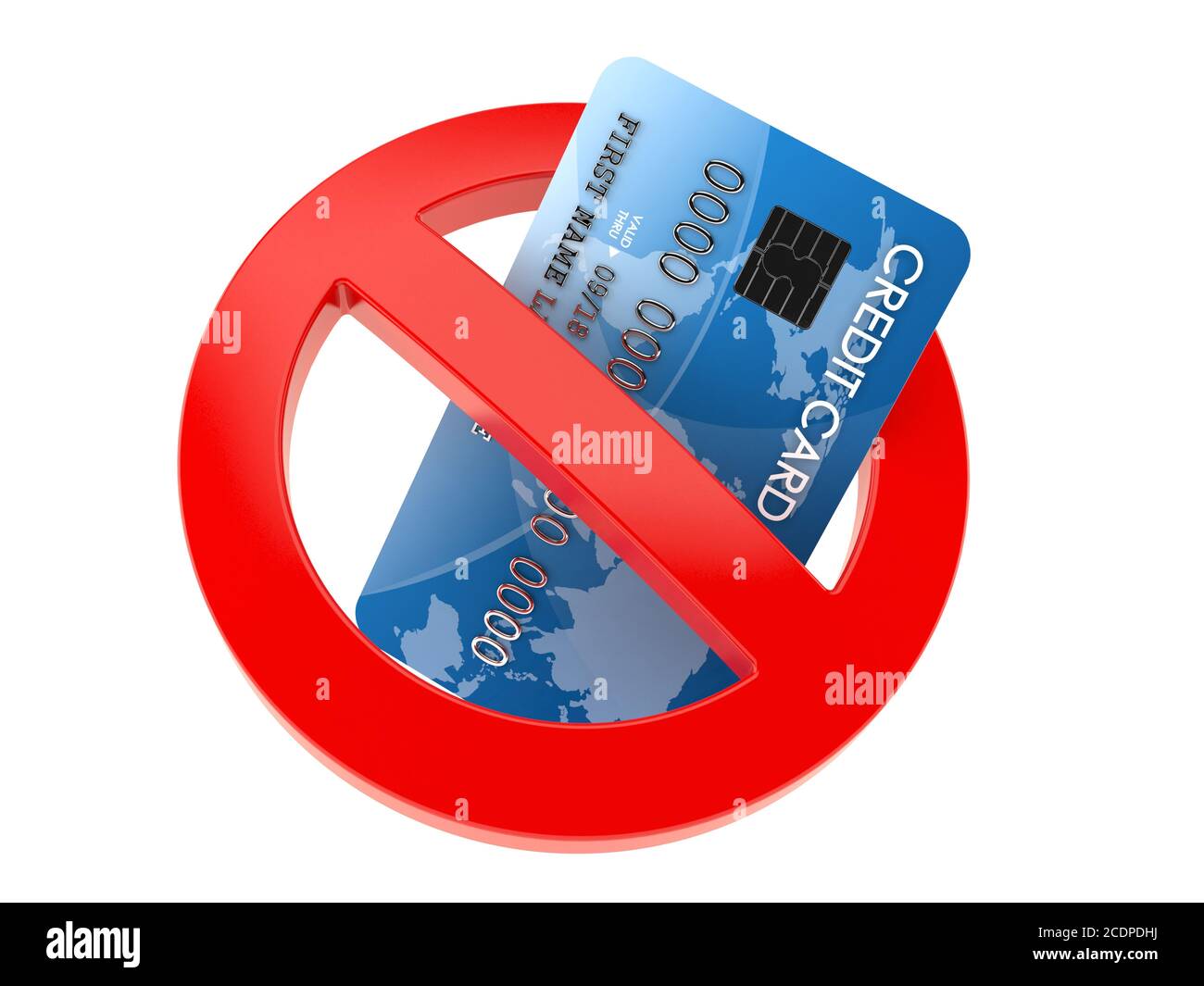 No credit card sign isolated on white background NASA Source map: https ...