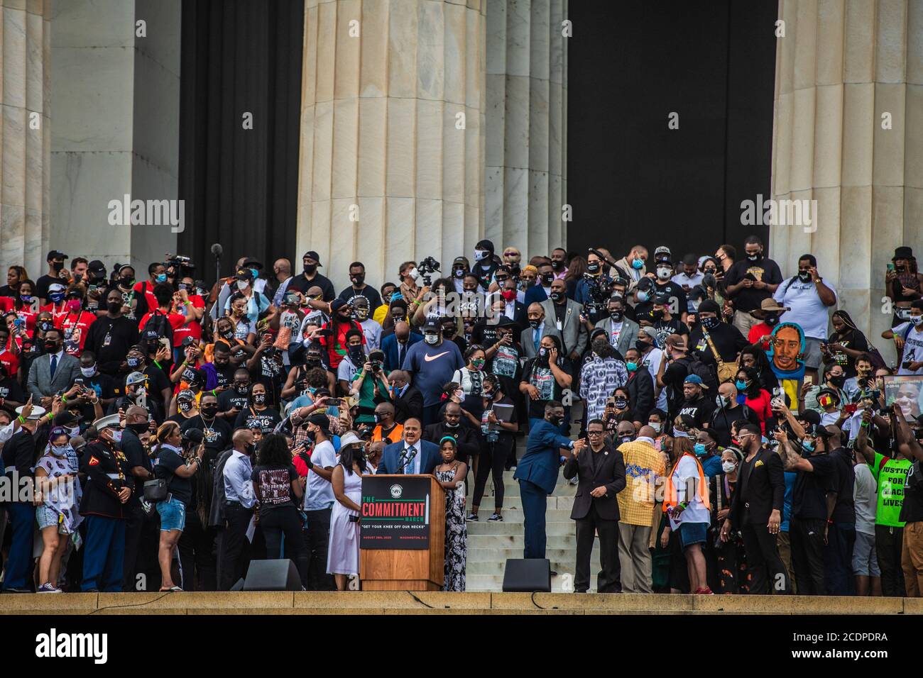 Washington, DC, USA. 28th Aug, 2020. Martin Luther King III speaks ...