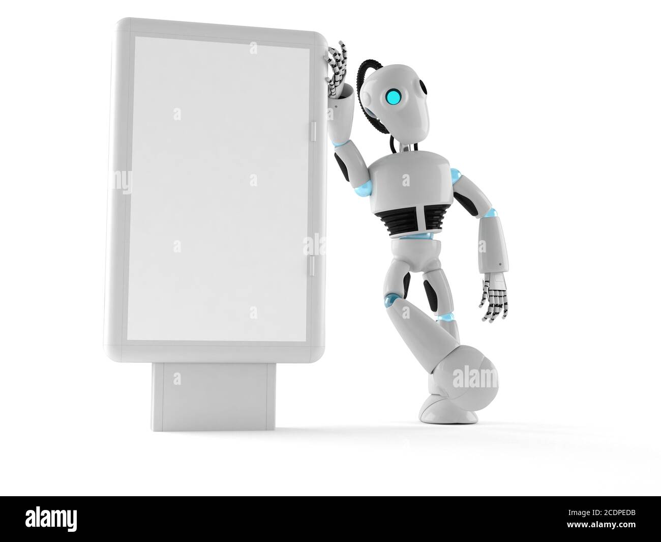 Android isolated on white background Stock Photo - Alamy