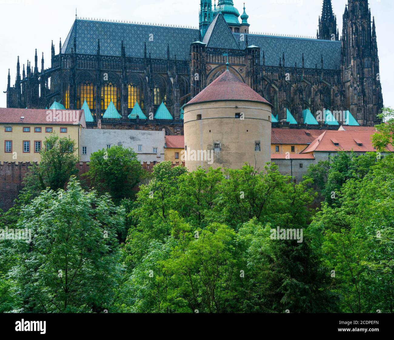 Prague Castle, Prazsky hrad, Prague, Czech Republic, Europe Stock Photo ...