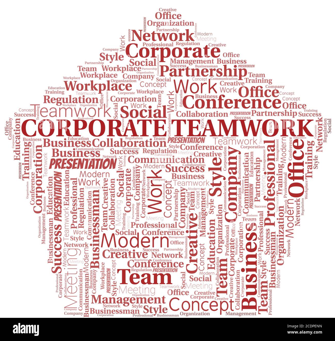 Teamwork word cloud Stock Vector Images - Alamy