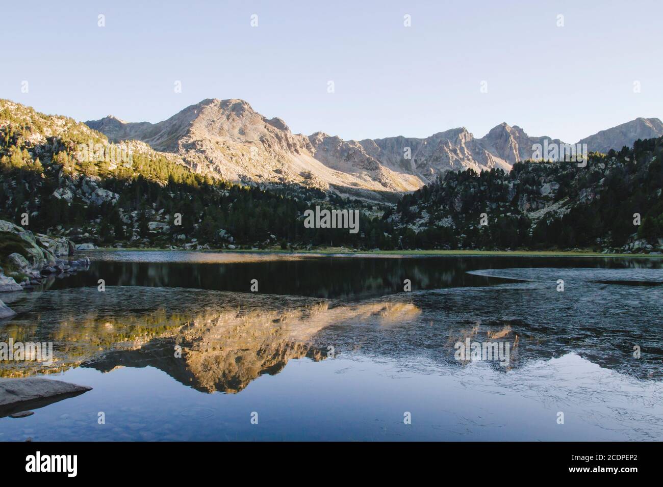 Pessons lake in the Pyrenes Stock Photo - Alamy